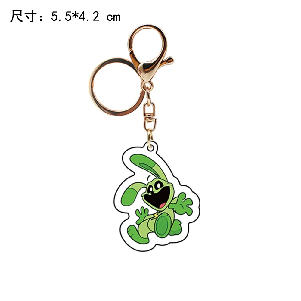 Cartoon Anime Playtime Smiling Critters Keychain Horror Animal Series ...