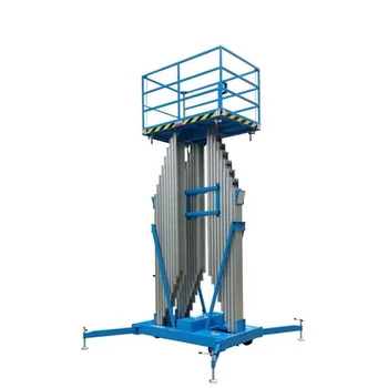 Mobile Man Lift Electric Hydraulic Lift Telescopic Pole Lift Aluminum ...