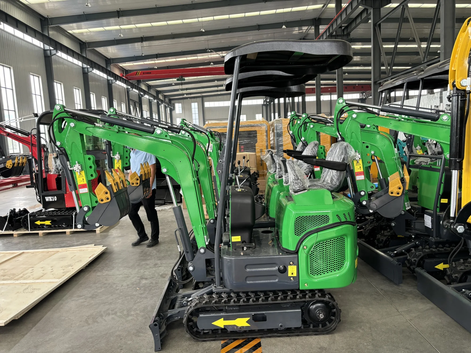 FREE SHIPPING CE EPA Bagger Small Excavators 3.5 Ton Farm Hydraulic ...