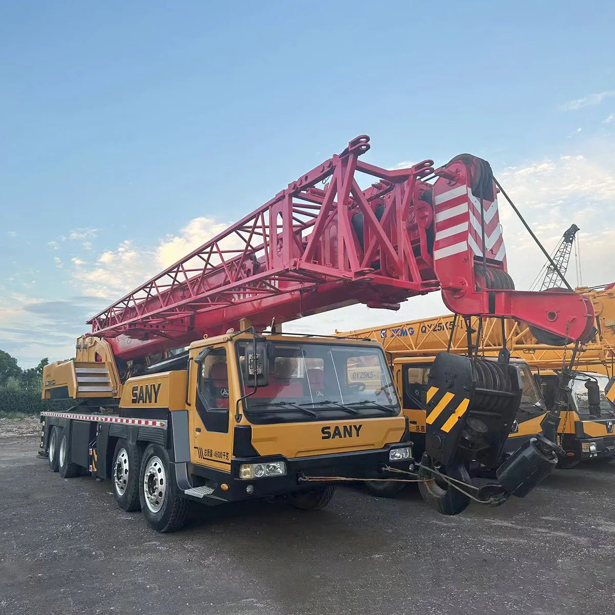 SANY STC750 STC1000 Used Mobile Crane Truck hydraulic truck crane for ...