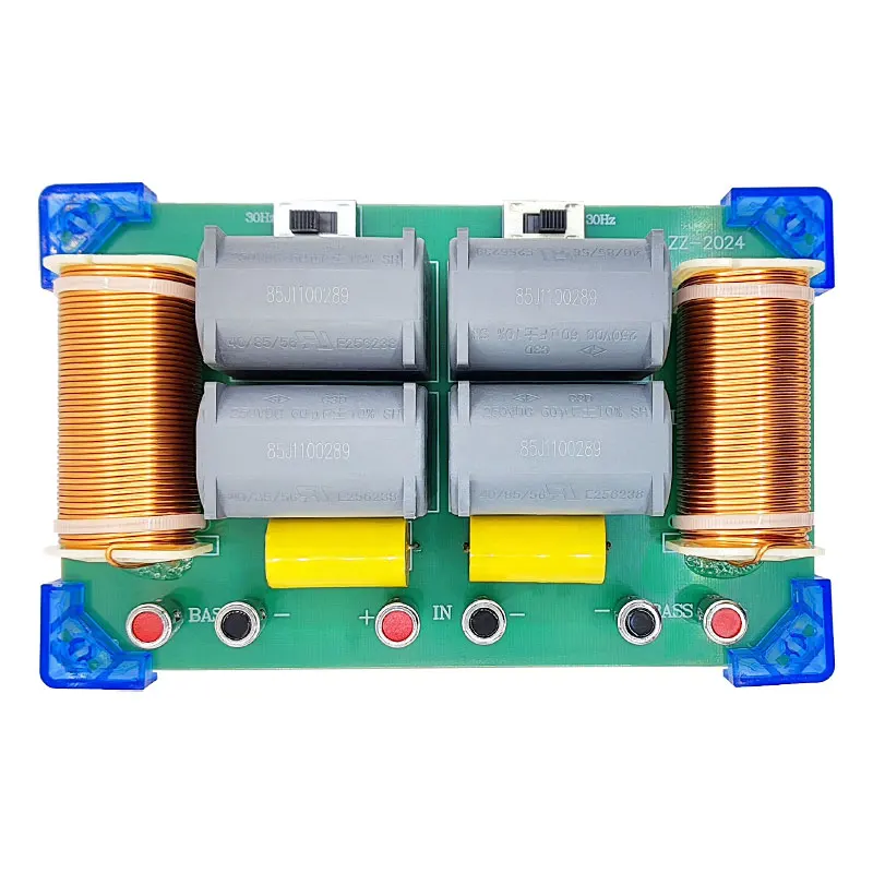 2 Heavy Woofer Subwoofer Bass Audio Crossover 2 Way Speaker Frequency ...