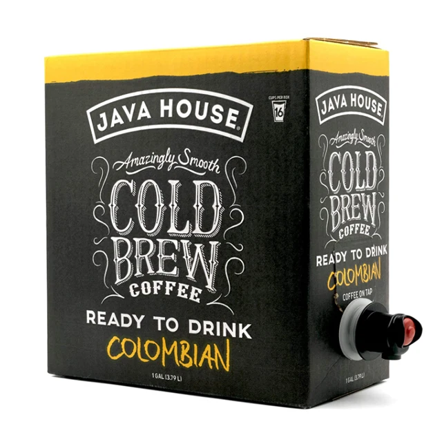 Custom 2l 3l 5l 96oz 128 Oz Cold Brew Coffee Bag In Box Dispenser With ...