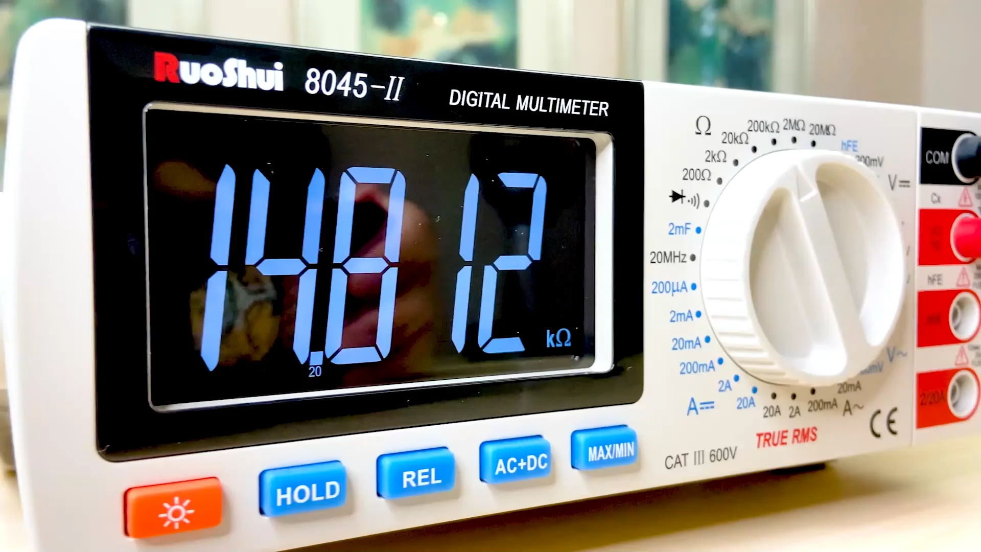 Ruoshui 8045-ii Rts Digital Multimeters True Rms 19999 Counts Ac/dc ...