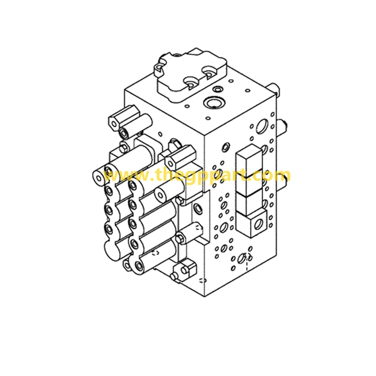 Sk75-8 Control Valve - Buy Sk75-8 Control Valve excavator Main Control ...