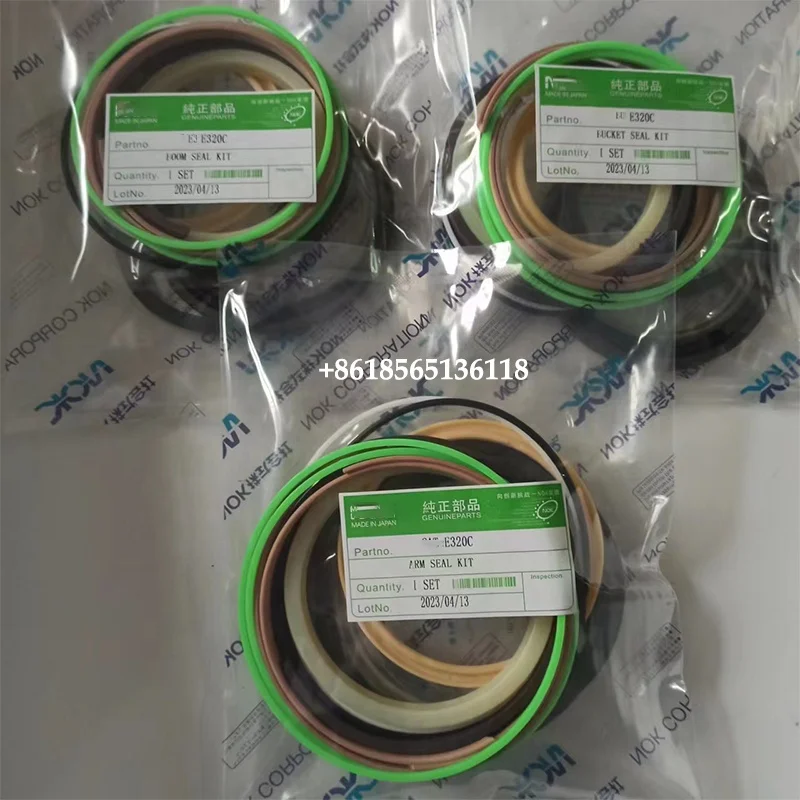 E320b E320c E320d Excavator Arm/boom/bucket Cylinder Seal Kit 247-8868 ...