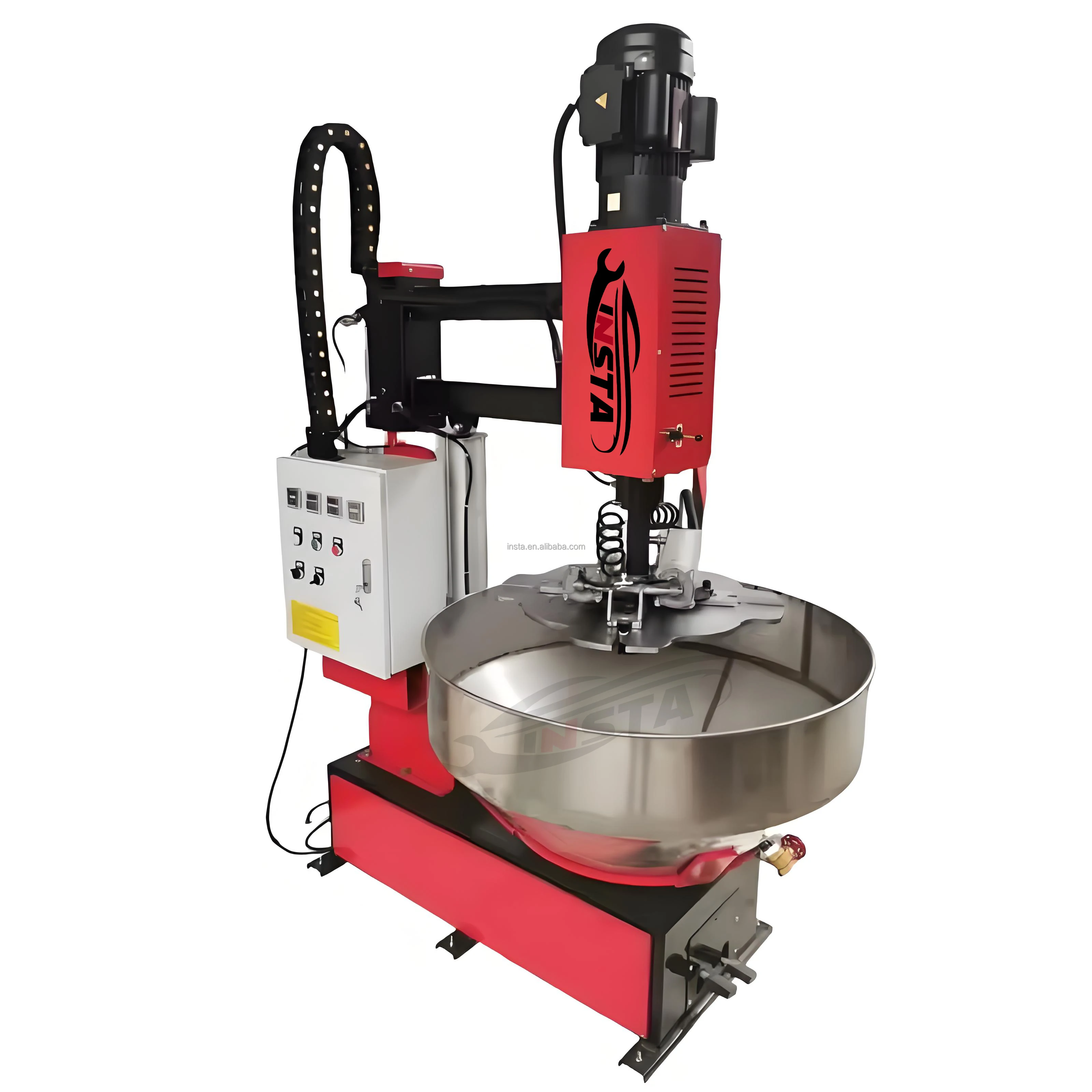 Fully Automatic 15W Vibratory Wheel Polishing Machine for Car Alloy Rim ...