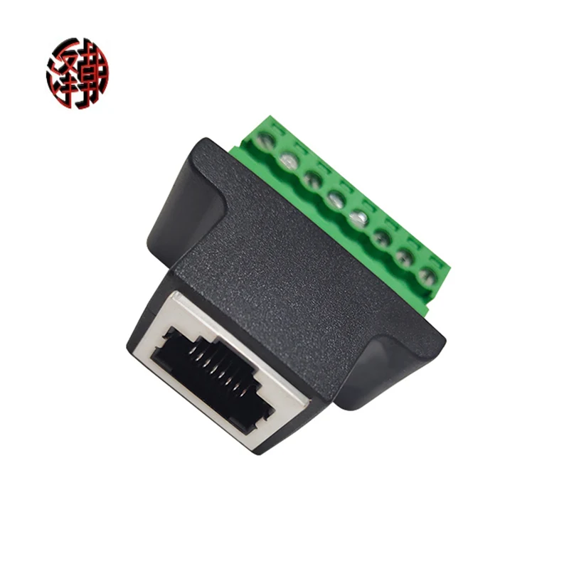 rj45 socket to 8-bit terminal RJ45 network port to terminal RJ45 ...