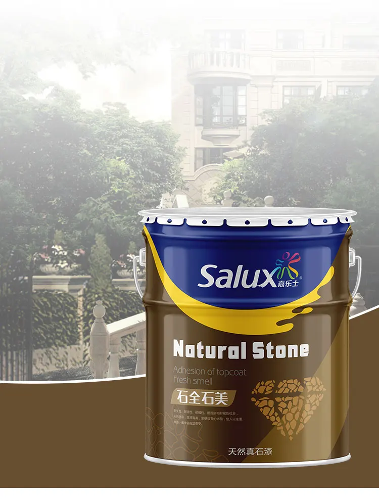 Salux Nature Fleck Stone Spray Effect Liquid Granite Paint For Wall ...