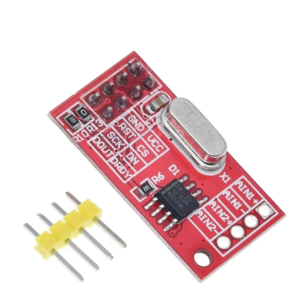 Ad7705 Dual 16 Bit Adc Data Acquisition Module Programmable Input Gain ...