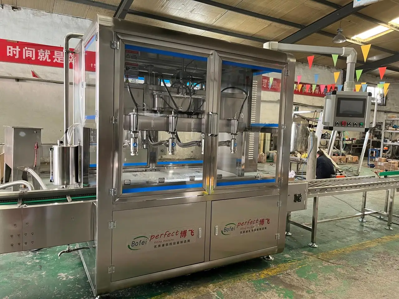 Fully Automatic Liquid Dispensing Weighing And Canning Production Line ...