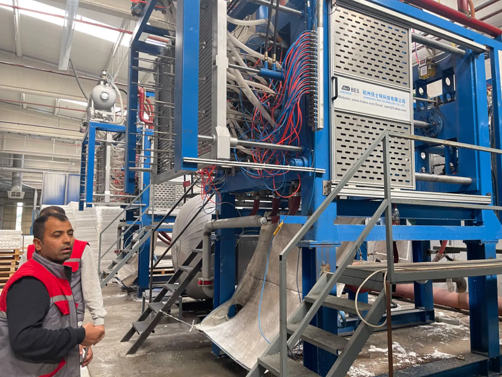 Bes Plc Eps Mould Foam Icf Block Shape Moulding Making Machine For ...