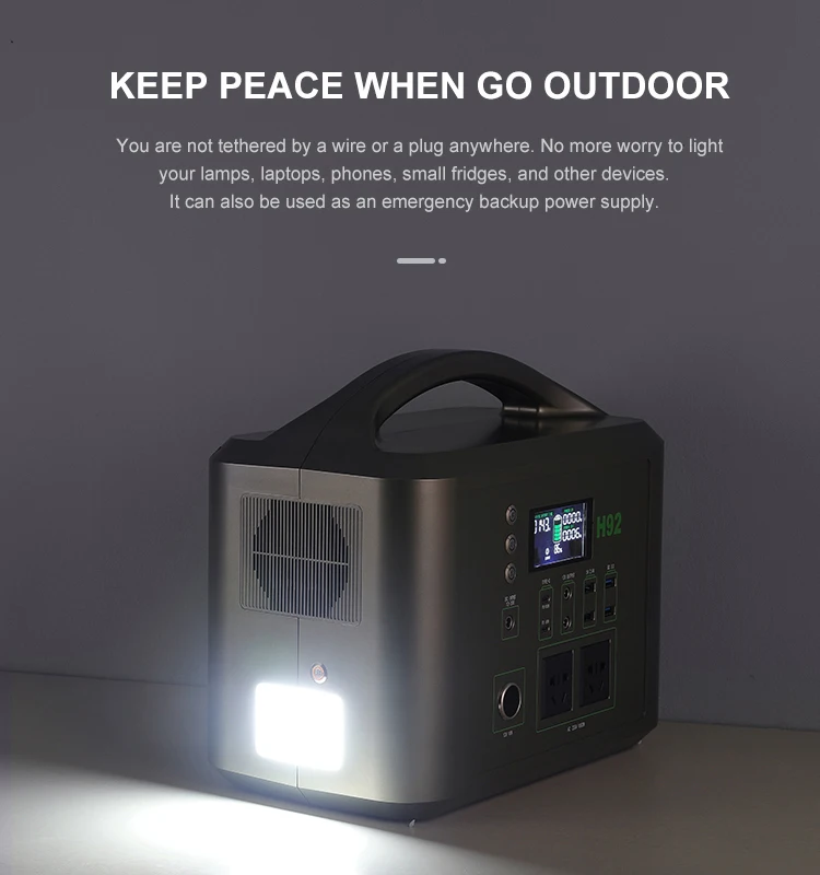 Reasonable Price Portable Home Outdoor Camping Power Bank Power Station ...