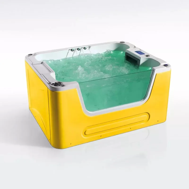 White Acrylic Baby Bath Tub - Large Swim Pool for Kids