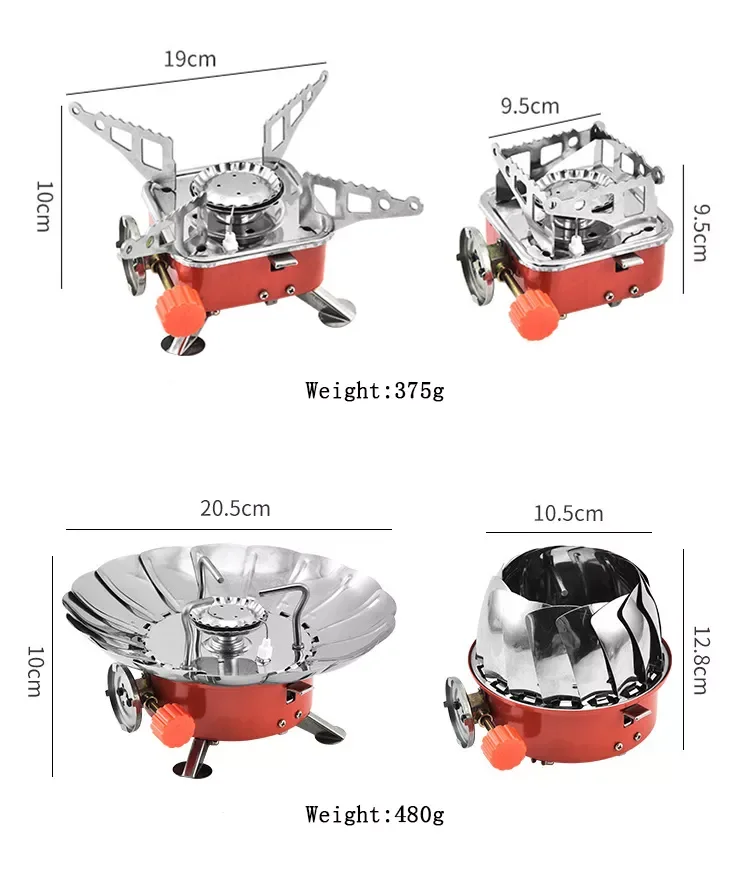 Portable Camping Small Butane Single Burner Cooking Stove