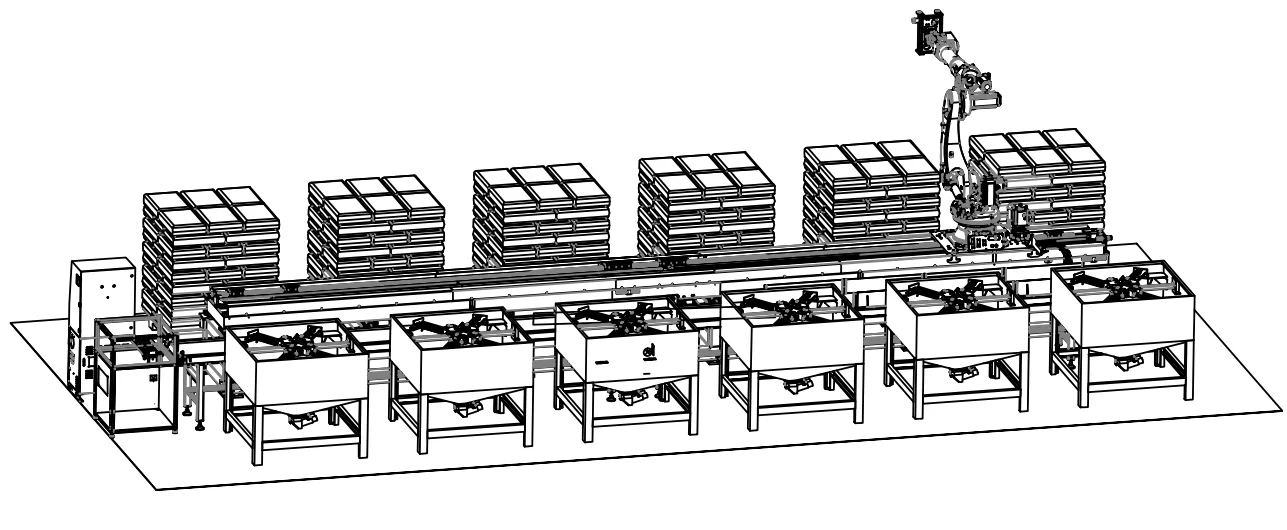 25kg Bags Robot System - Efficient & Reliable Debagging