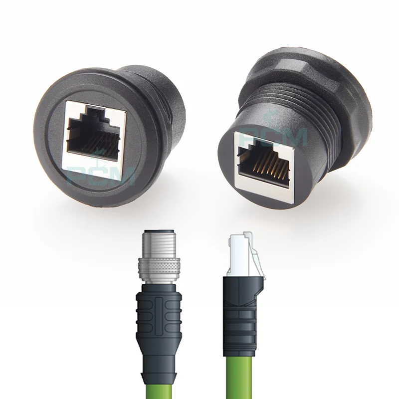 Profinet Cable Adapter Rj45 Female To Female For Connecting M12 D ...