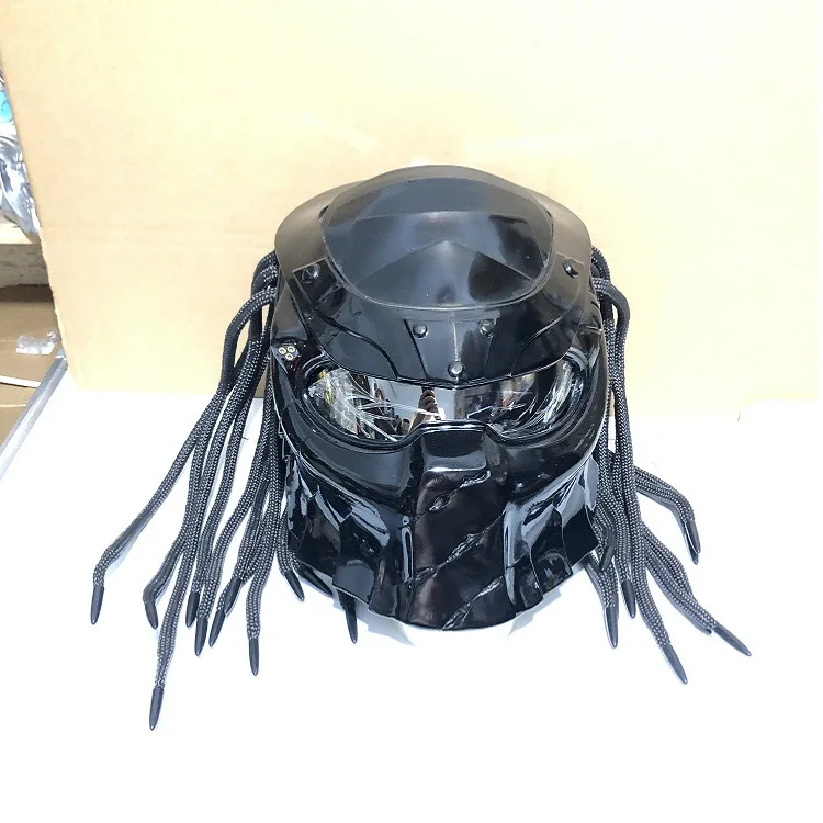 Personality Fashion Predator Helmet Full Face Street Riding Motorcycle ...