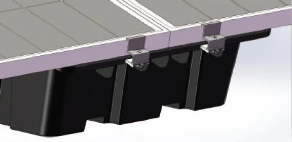 Alibaba.com: Plastic Ground Bracket Polypropylene Ballast for Roof ...