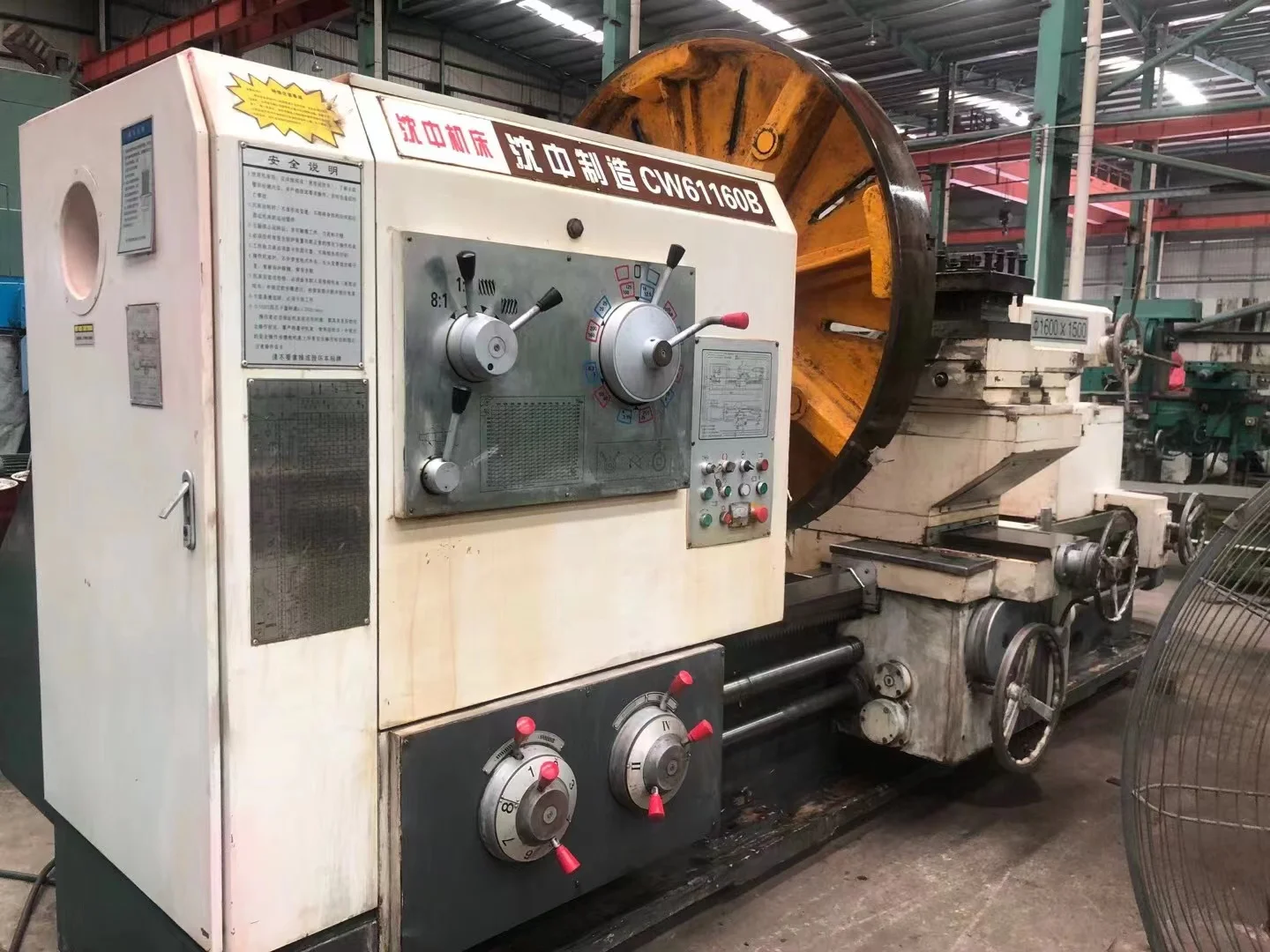 Cw61160b 1500mm Manual Heavy Duty Horizontal Mechanical Turning Lathe ...