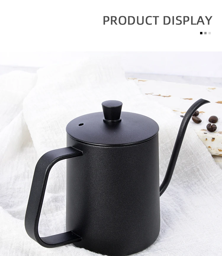 Quality Portable Hand Pour Over Drip Tea Gooseneck Kettle Stainless ...