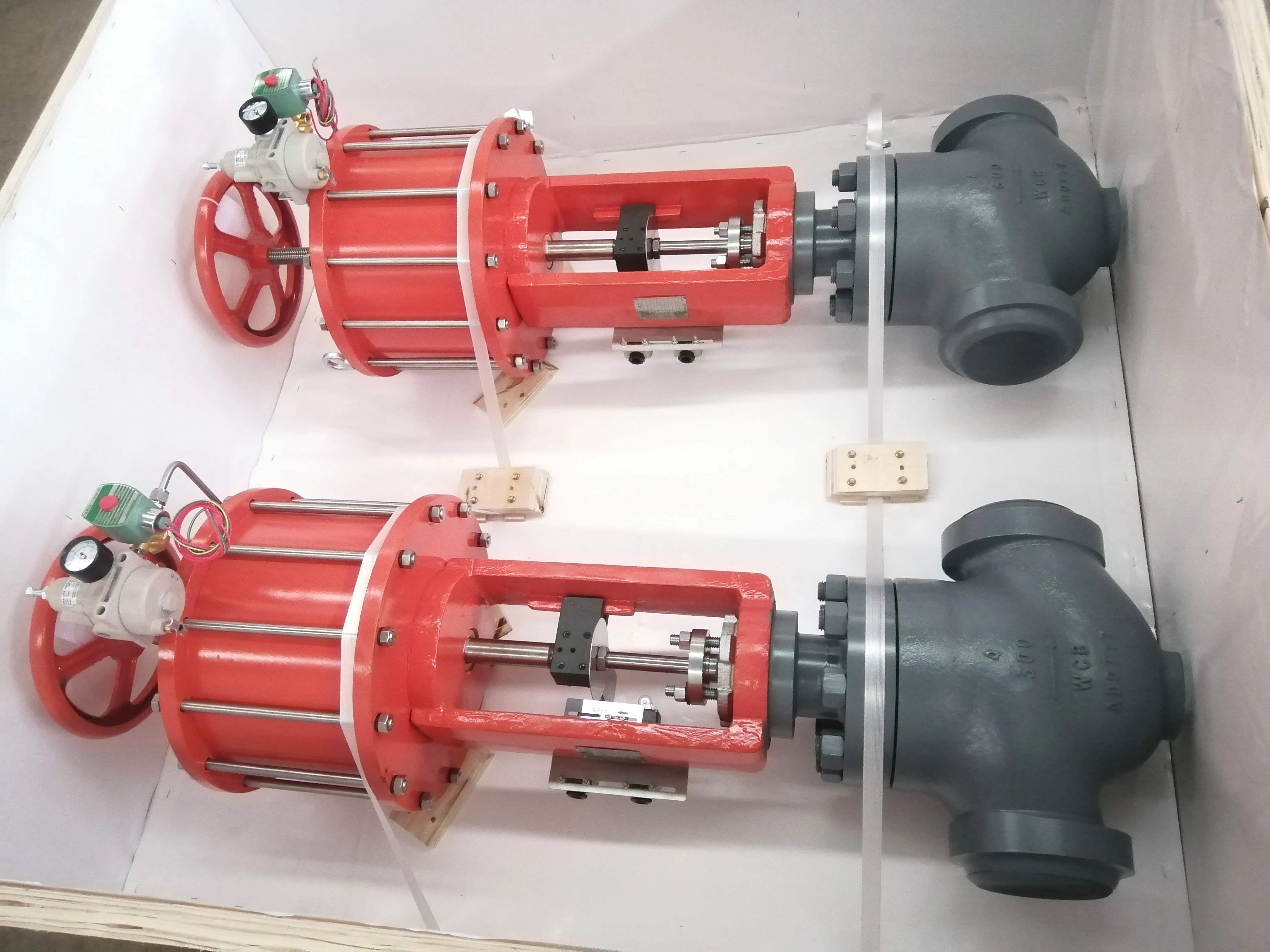 Control Valve Diaphragm Pneumatic Actuator Positioner Standard Bonnet ...