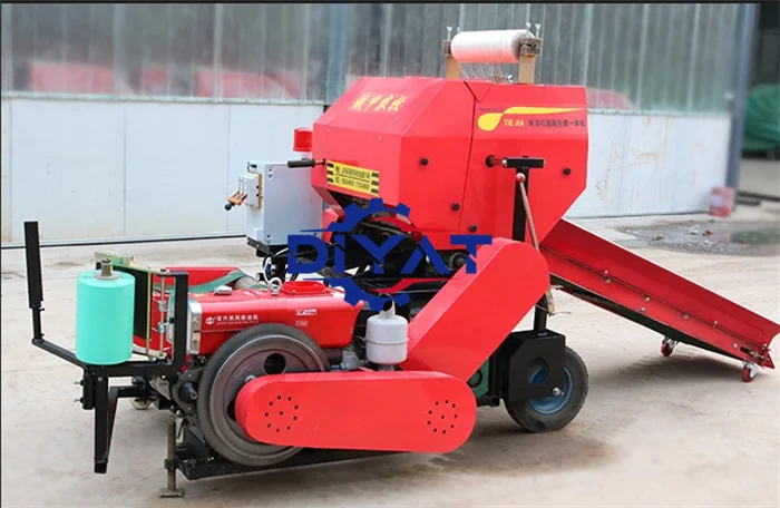 Silage Baler Machine Grass Silage Packing Machine - Buy High Working ...