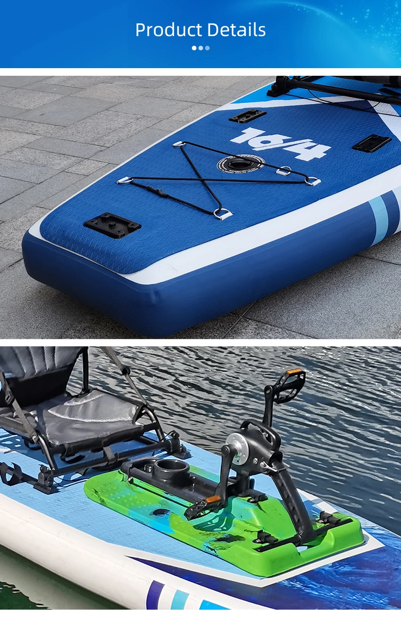 SUP 2 Personen - Heavy Duty Inflatable SUP Pedal Board