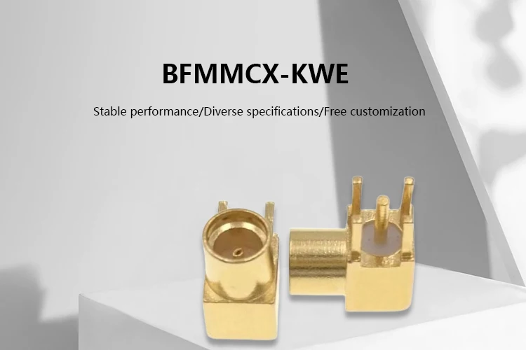 Mmcx-kwe Coaxial Connectors Female Right Angle Mmcx Connector Pcb Connector - Buy Mmcx-kwe High ...