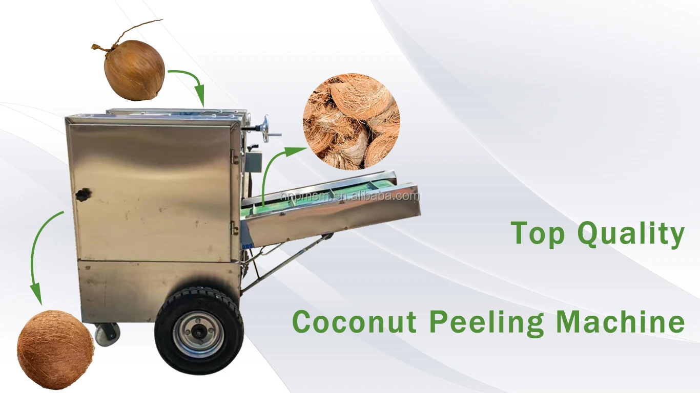High Speed Coconut Husk Decorticator Machine Commercial Heavy-Duty ...