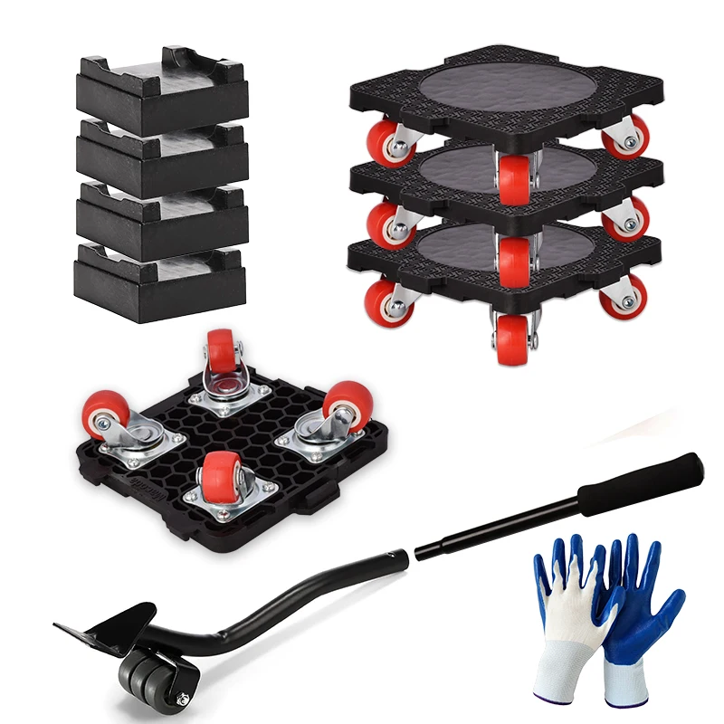 Portable Heavy Object Mover 4-Piece Furniture Plastic Move Artifact ...