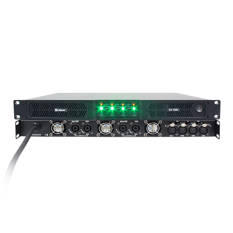 Warehouse Service Professional Stage Power Amplifier 4Chanel 1000W ...