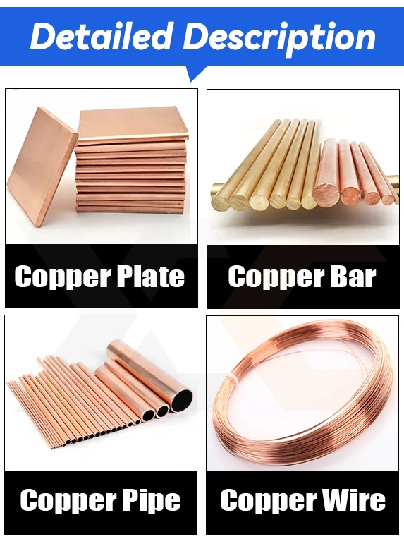 Top Quality High Quality 99.99% Copper Ingot Bars / Rectangular Shaped ...