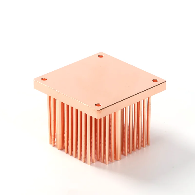 Diy Led Heat Sink Cold Extrusion Processing Copper Radiator Copper ...
