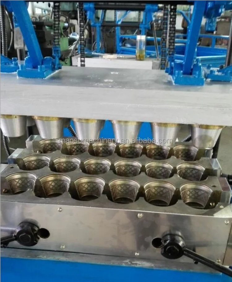 Hot Selling Full Automatic Mini Small Ice Cream Cone Making Machine ...