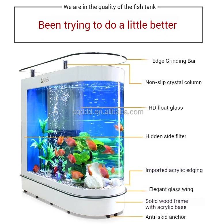 Transparent Acrylic Aquarium Fish Tank - Luxury & Sustainability