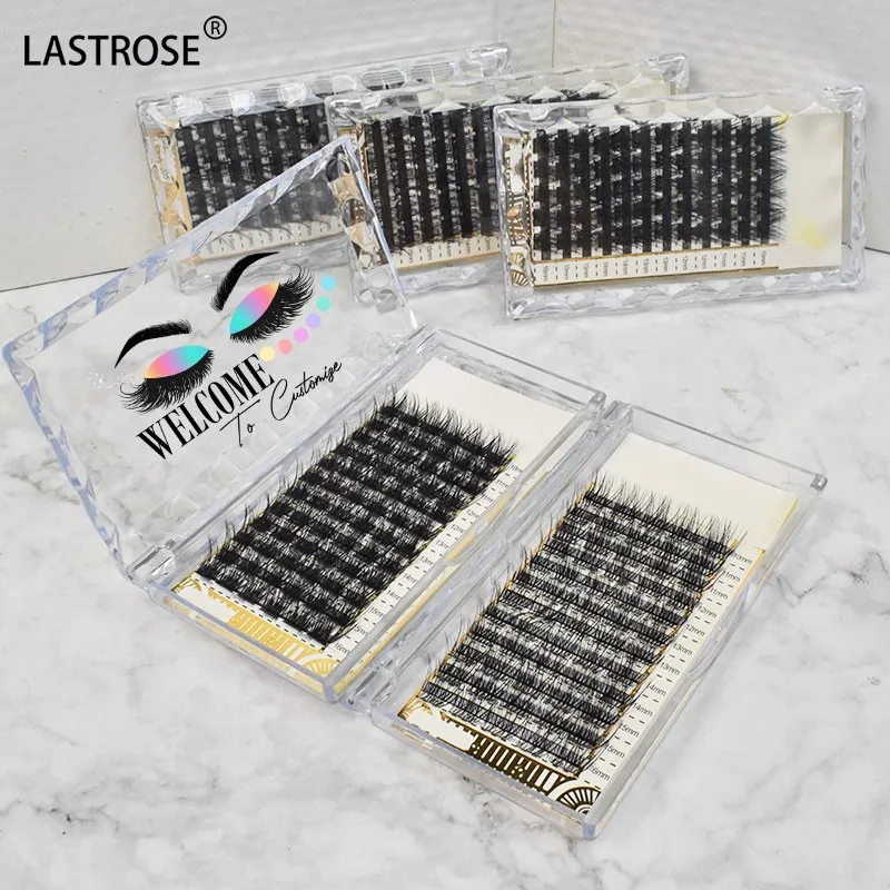 Wholesale Customizable Diy Cluster Lashes Superfine Band C D Curl ...