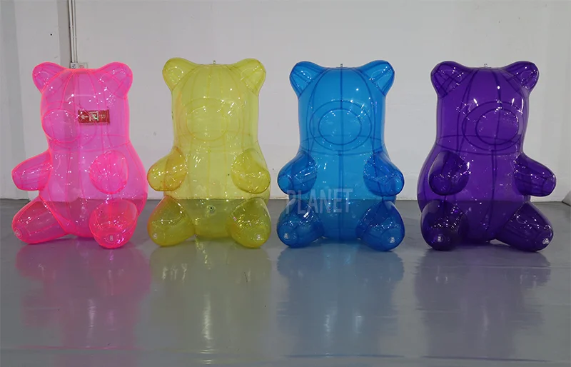 Premium Giant Transparent Inflatable Teddy Bear Inflatable Gummy Bear ...