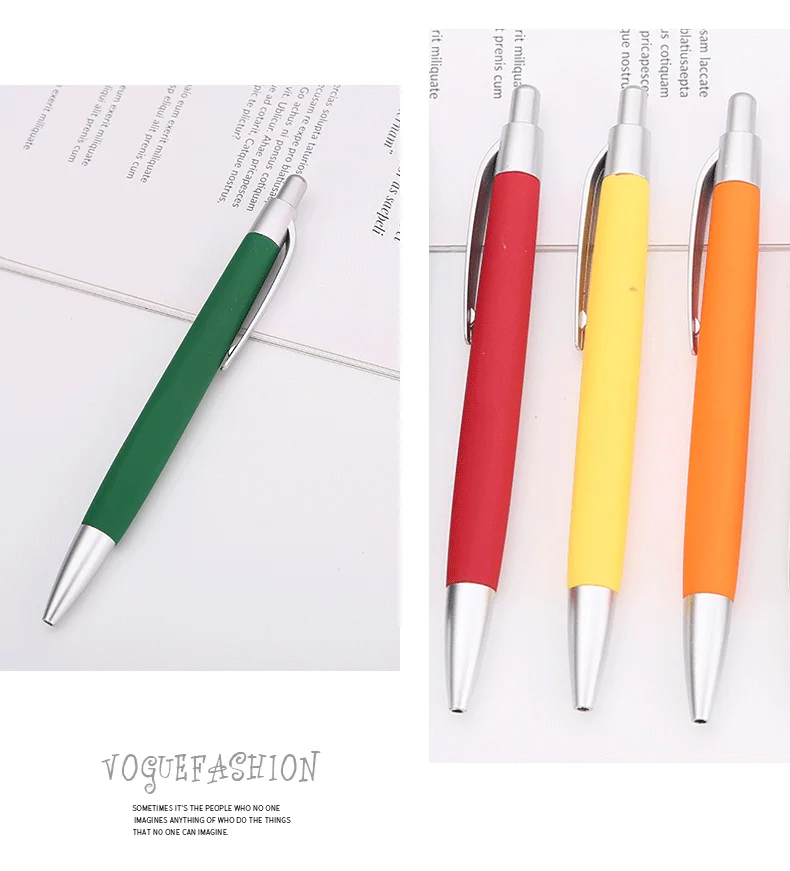 Wholesale Promotion Custom Logo Slogan Plastic Ballpoint Pen Ball Pen ...