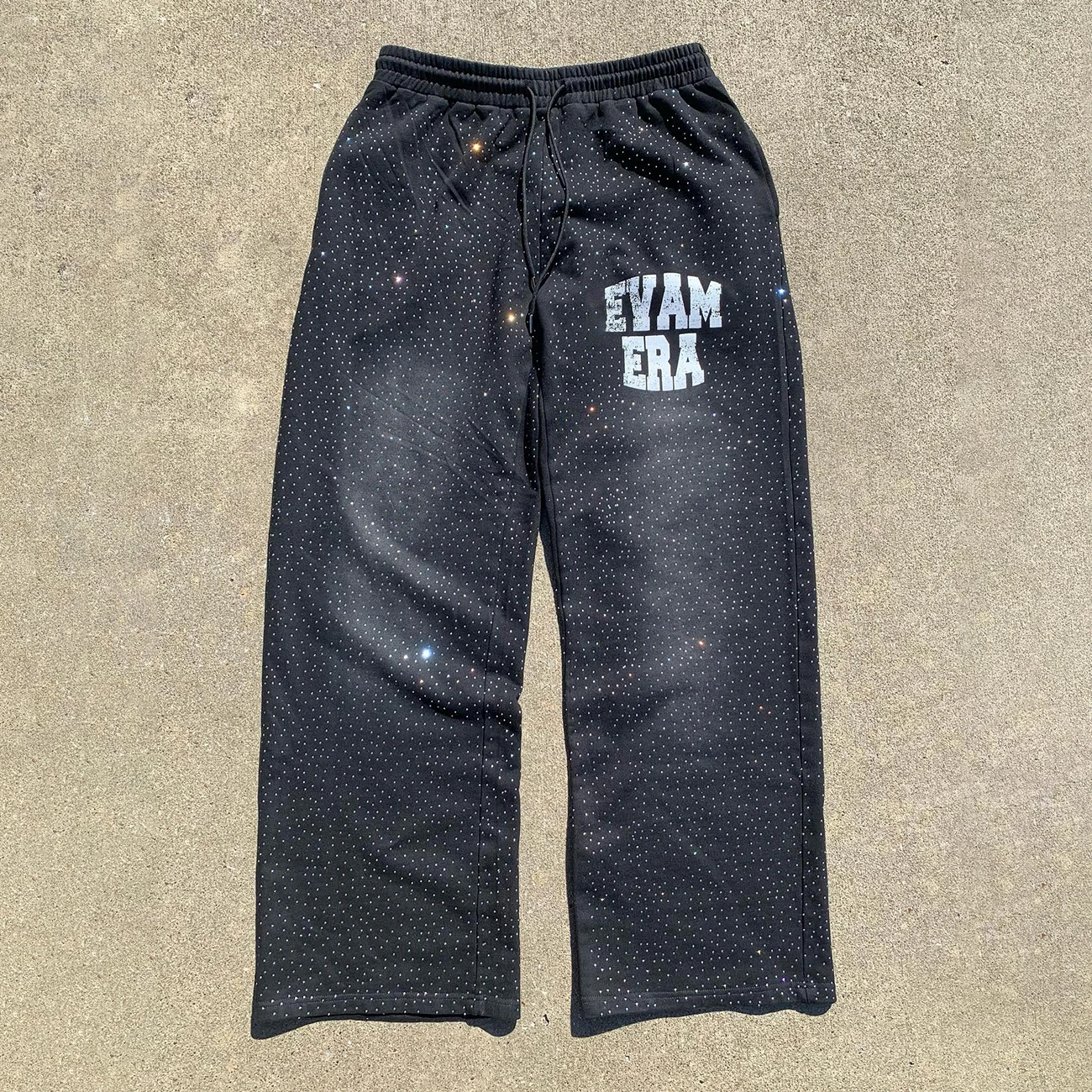 Custom Heavyweight Oversized Man Sun Faded Vintage Track Sweat Pant ...