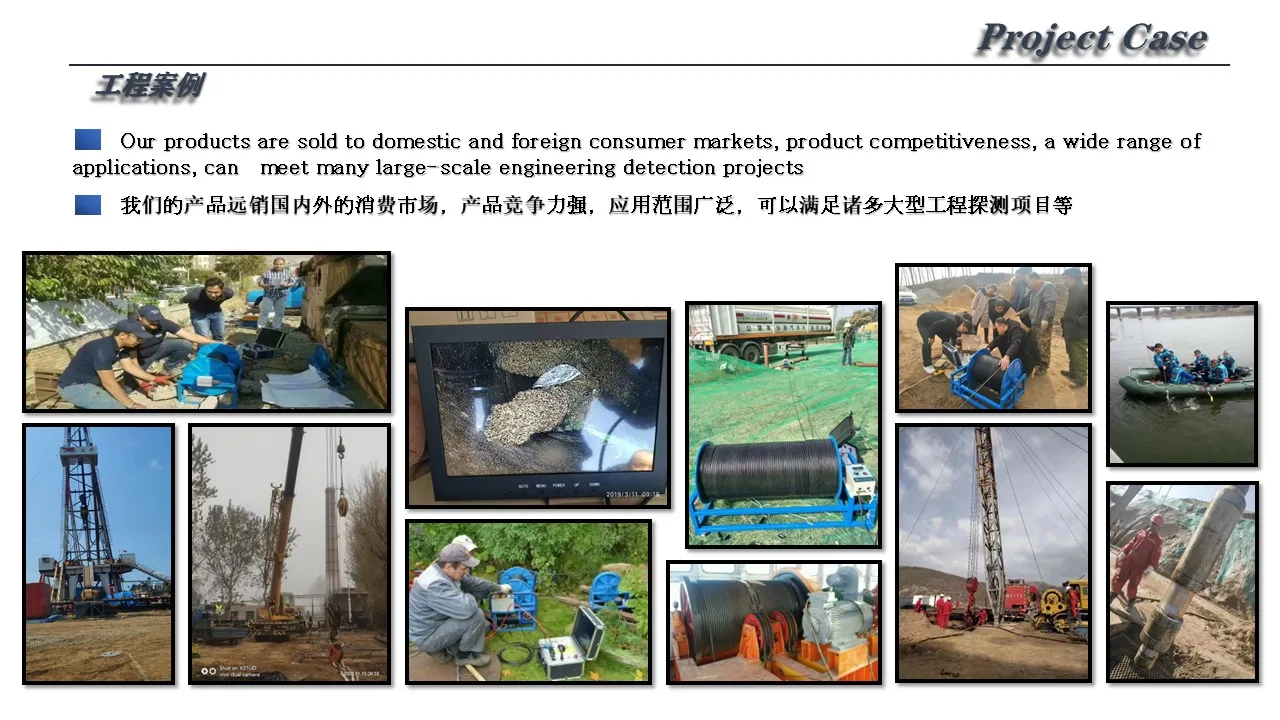 Outdoor Battery Powered Portable Electric Underground Camera 62mm ...