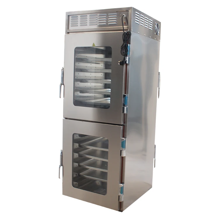 Vertical fried chicken food display cabinet for fast food restaurants ...
