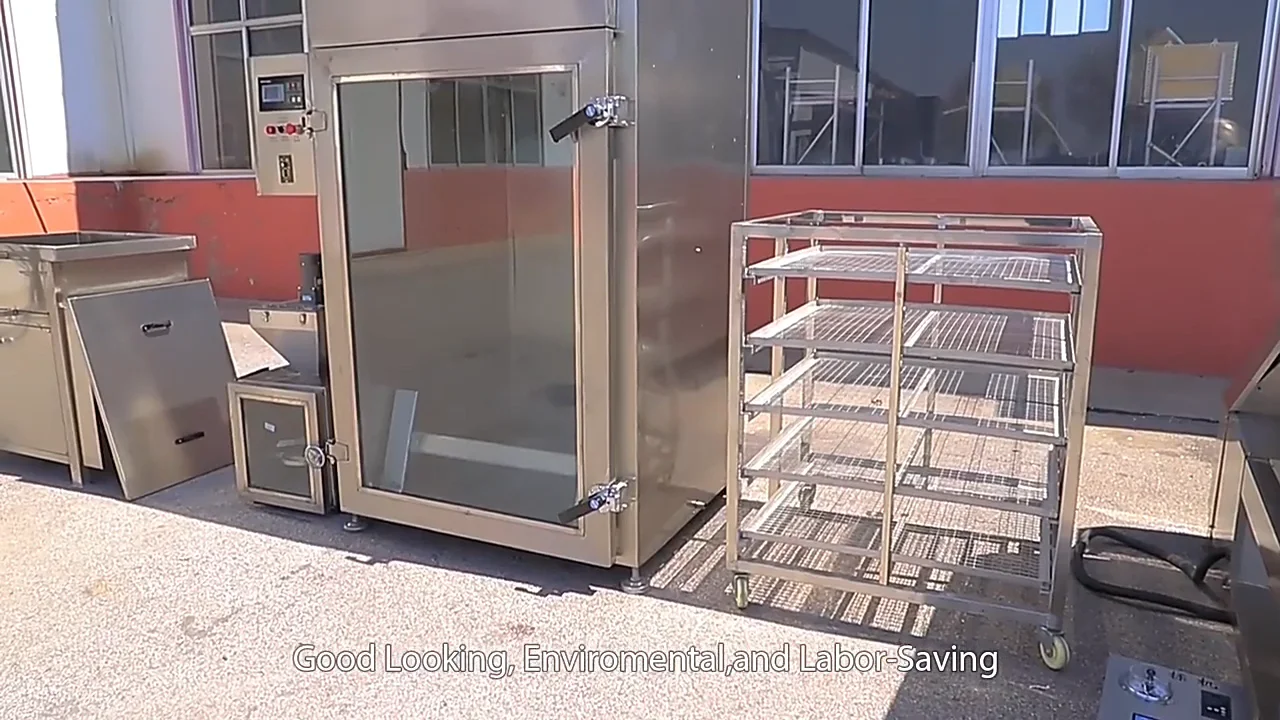 Industrial Electric Chicken Smoker Oven / Meat Smoking Equipment / Food ...