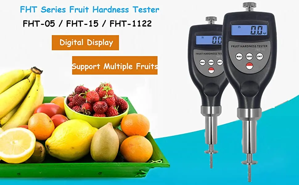 Fruit Penetrometer Hardness Tester Of Testing Small Larger Fruit Firm ...