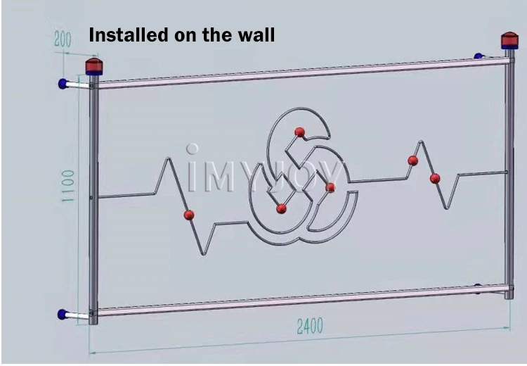 DIY Custom Giant Electric Dexterity Beat the Buzzer Game