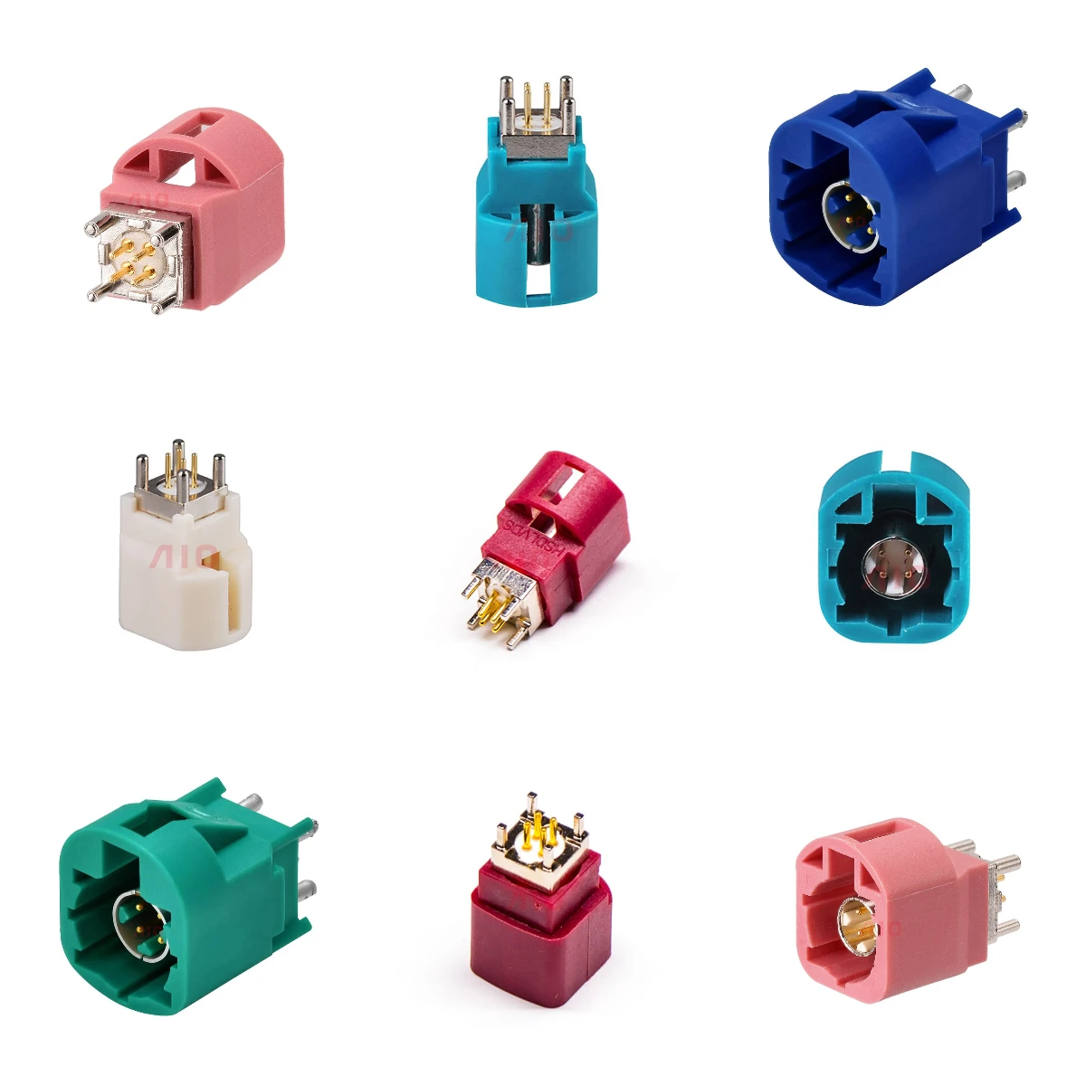 Automotive HSD Connector Fakra 4pin Code Z Male PCB Mount for Bmw/audi ...