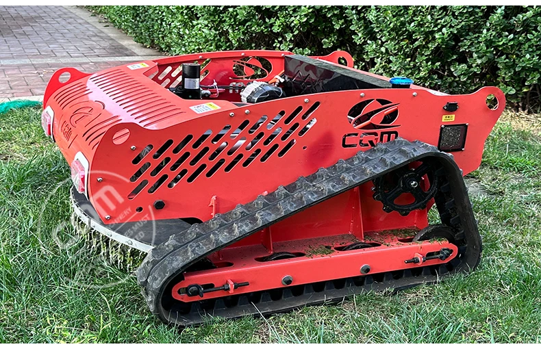 Hot Crawler Robot Gasoline Self Propelled Garden Lawn Mower
