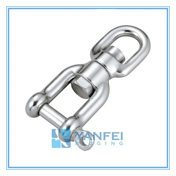 Stainless Steel 304 Double Ended Swivel Eye Hook Eye to Eye Swivel ...