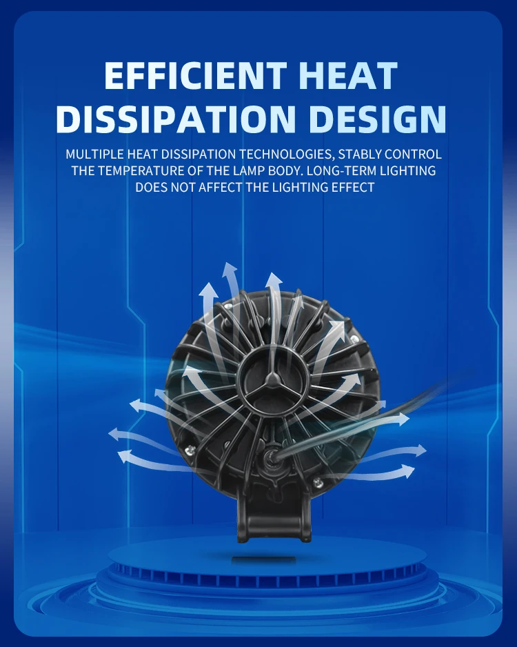 New 40w Round Work Light With Angel Eye Lights For Truck Tractor ...