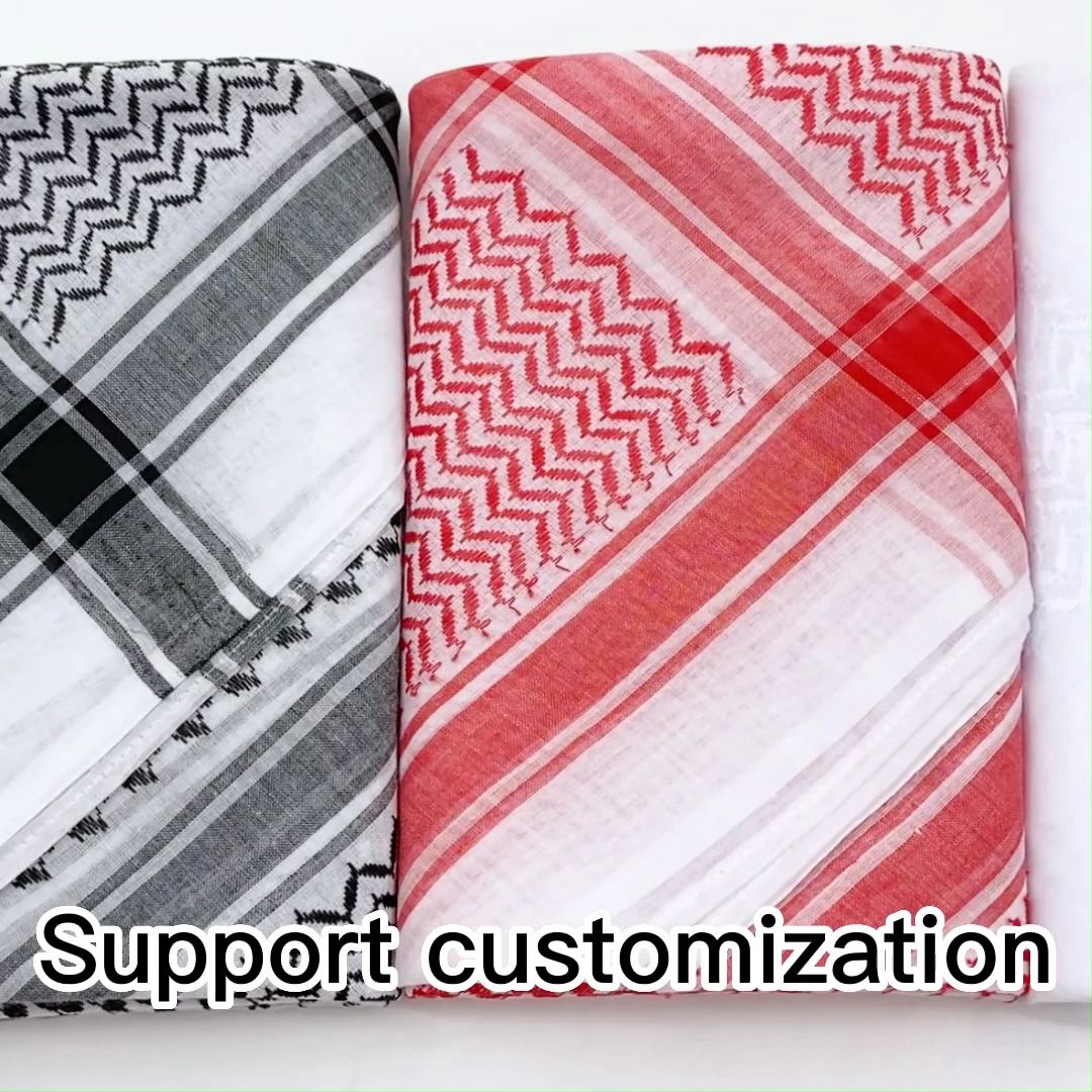 Wholesale Premium Arabic Men Keffiyeh Head Scarf Polyester Shemagh ...