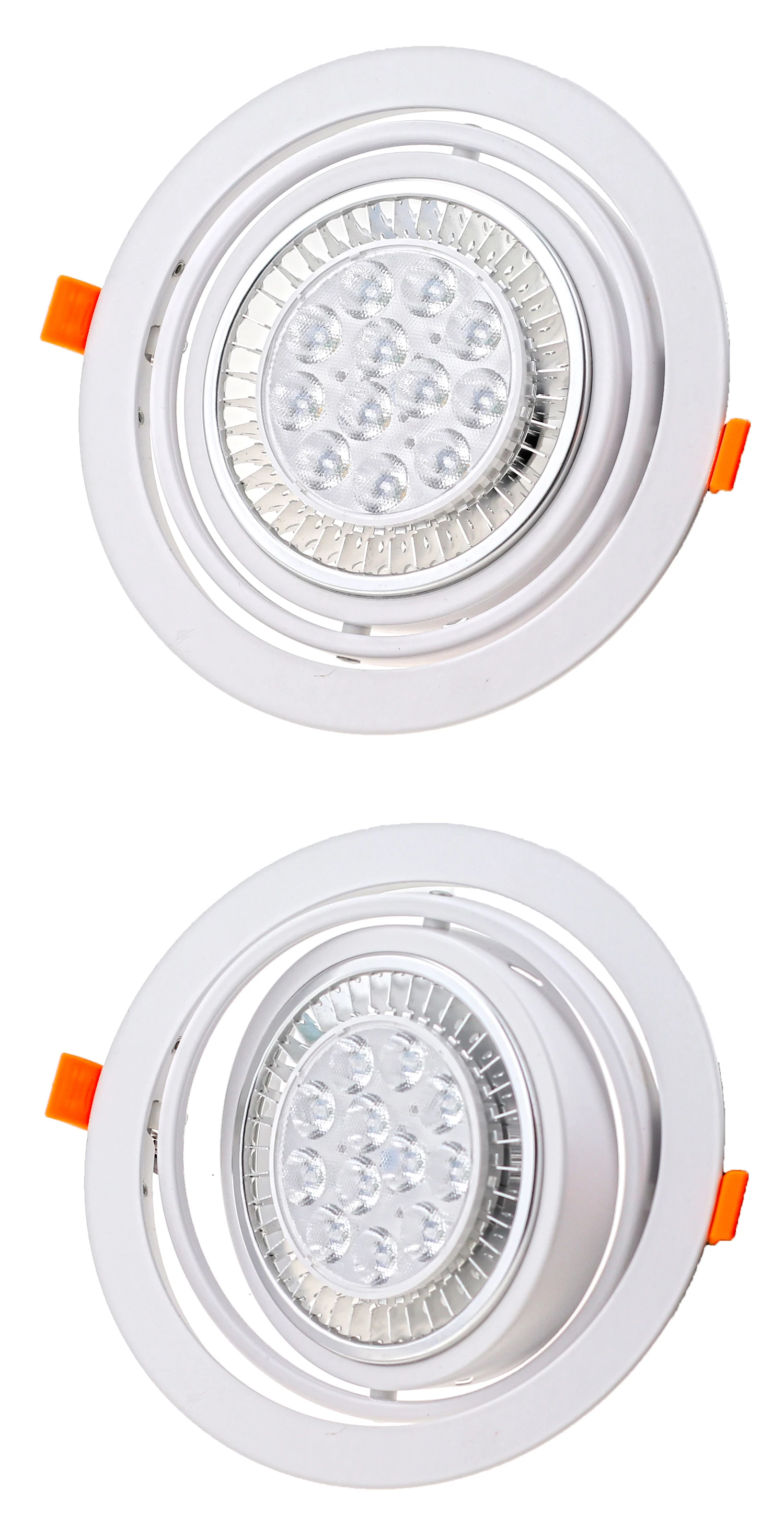 Adjustable Ar111 Light Fixture Recessed Ceiling Round Downlight Housing ...